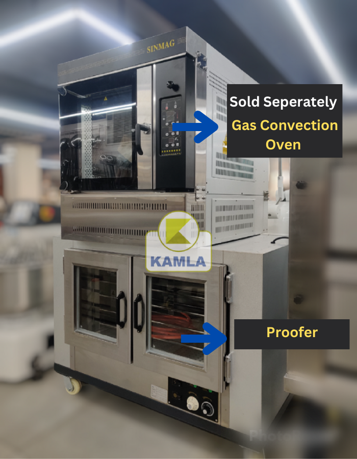 Sinmag Single Base Proofer SM-10FG with oven and 5 shelves